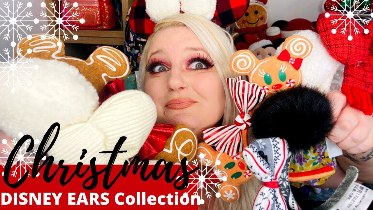 christmas disney ear collection || DISNEY EARS HAUL || Disney ears 2021 ...
