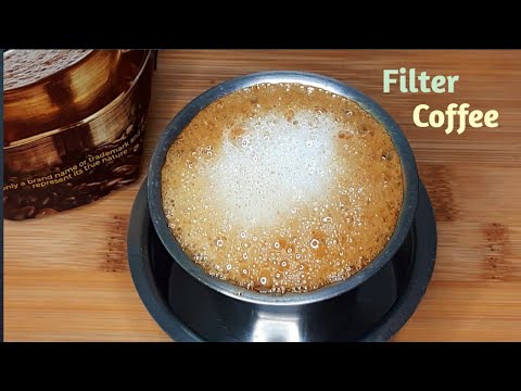 South Indian style Frothy Filter Coffee/ఫిల్టర్ కాఫీ ని ఇలా నురగతో ...