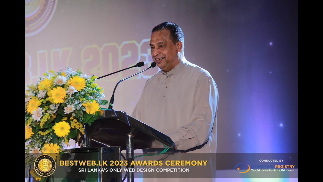Professor Malik Ranasinghe - BestWeb.LK 2023 Award Ceremony - YouTube