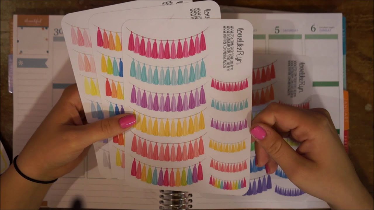 Planner Update | Shop Update | Sticker Storage - YouTube
