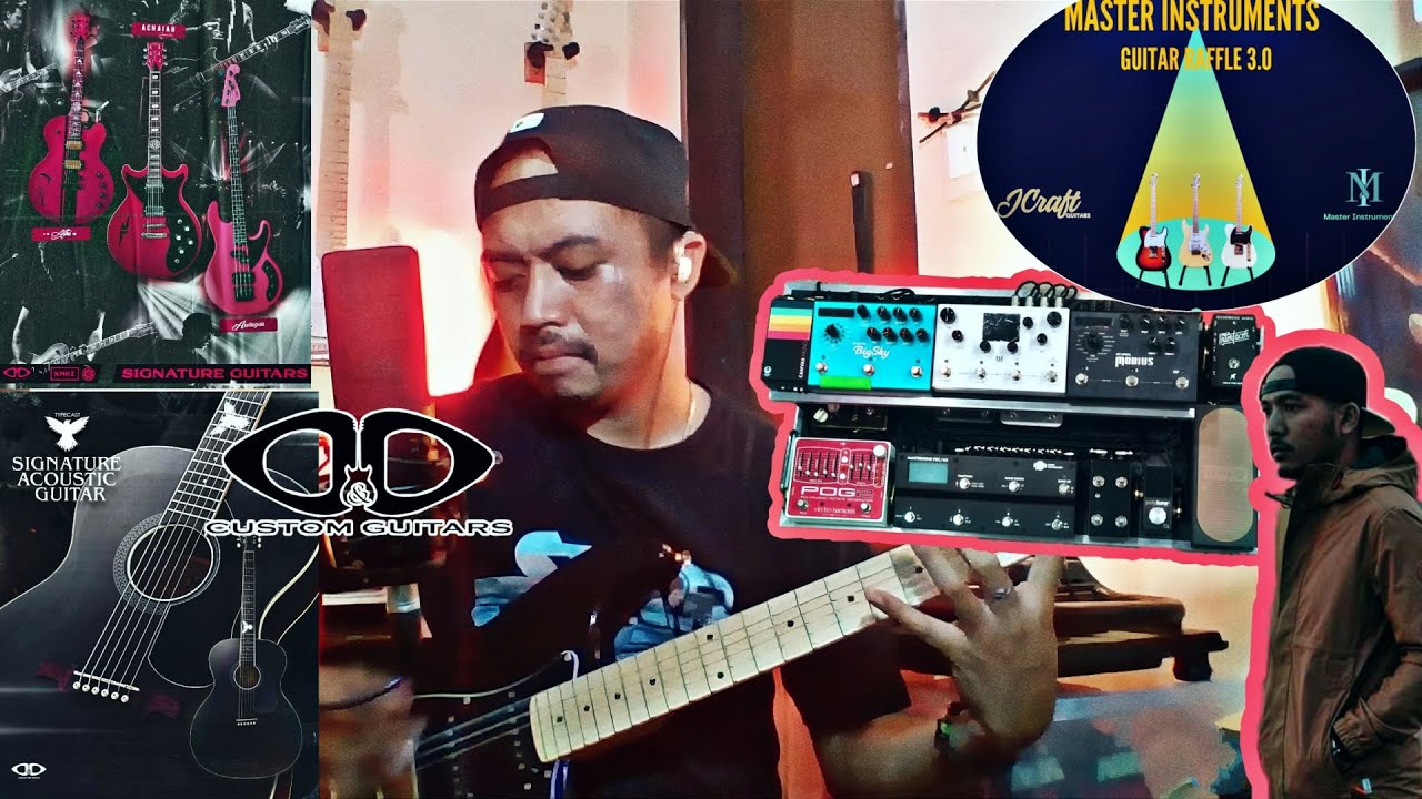 WEDNESDAY TAMBAY 1 - JEM MANUEL'S NEW PEDALBOARD, D&D GUITARS, GUITAR ...