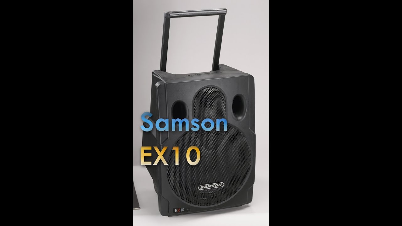 Samson Ex10 Speakers Equipment review by DJ Andy for ebay sale - YouTube
