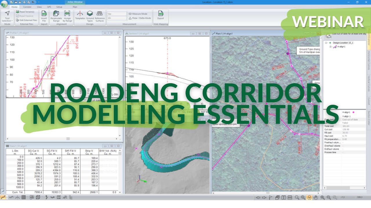RoadEng Corridor Modelling Essentials - YouTube