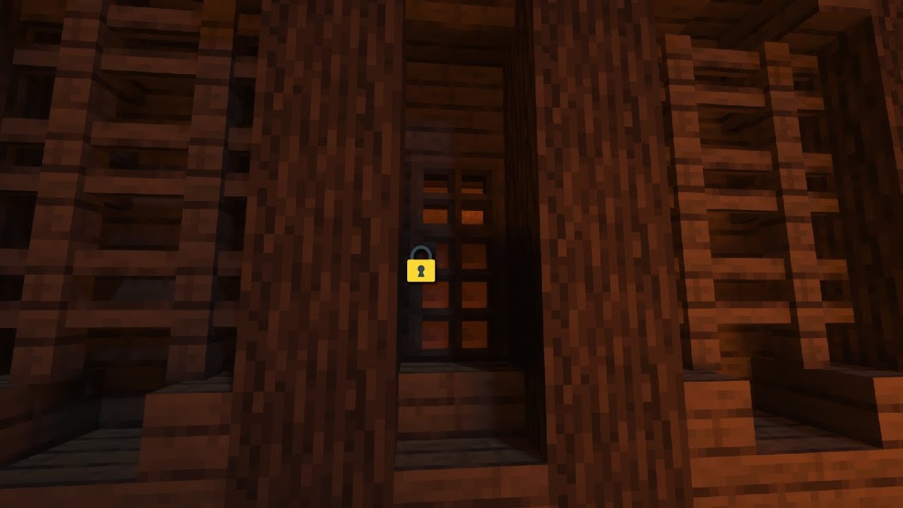 Redstone door you can lock (java Redstone tutorial} - YouTube