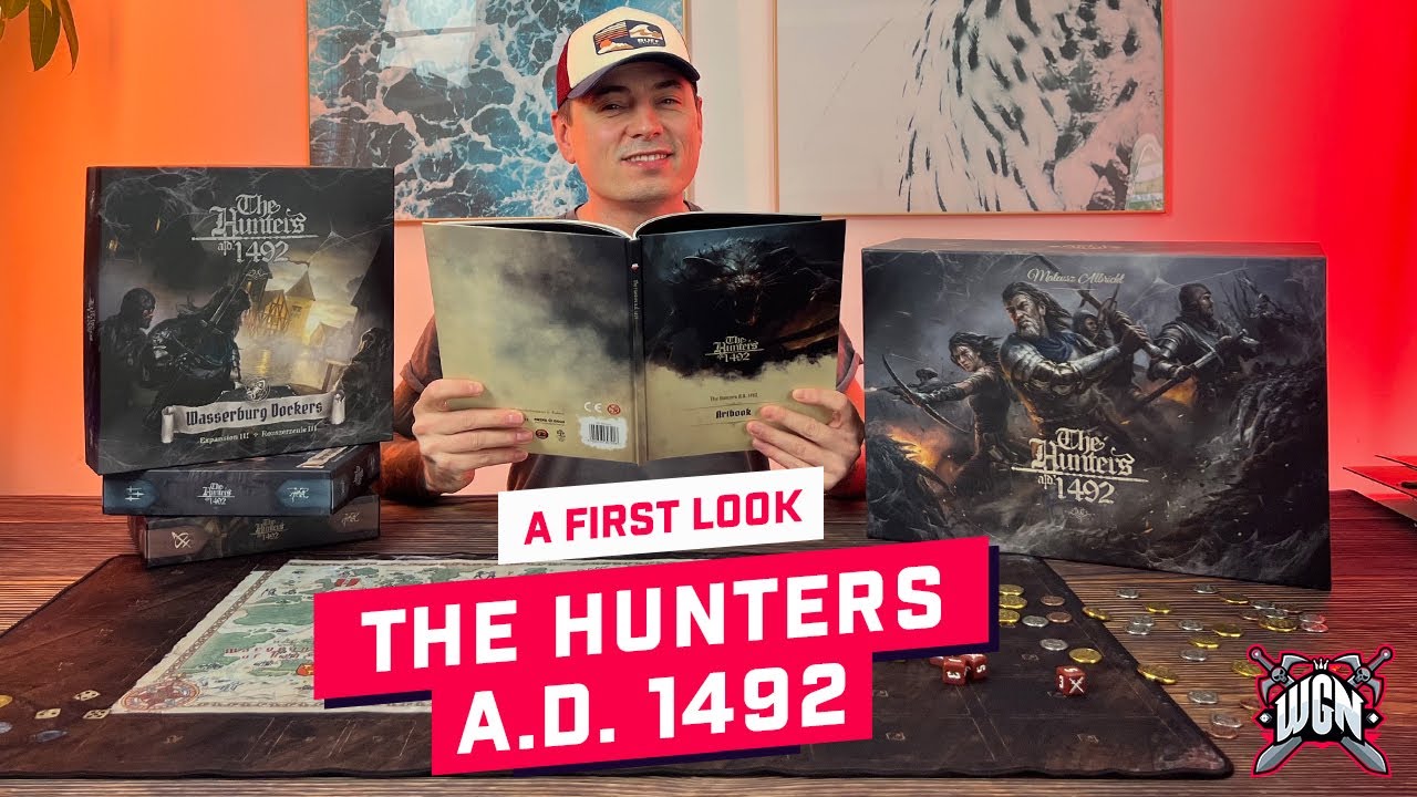 Hunters A.D. 1492 a first look at this epic adventure board game set in ...