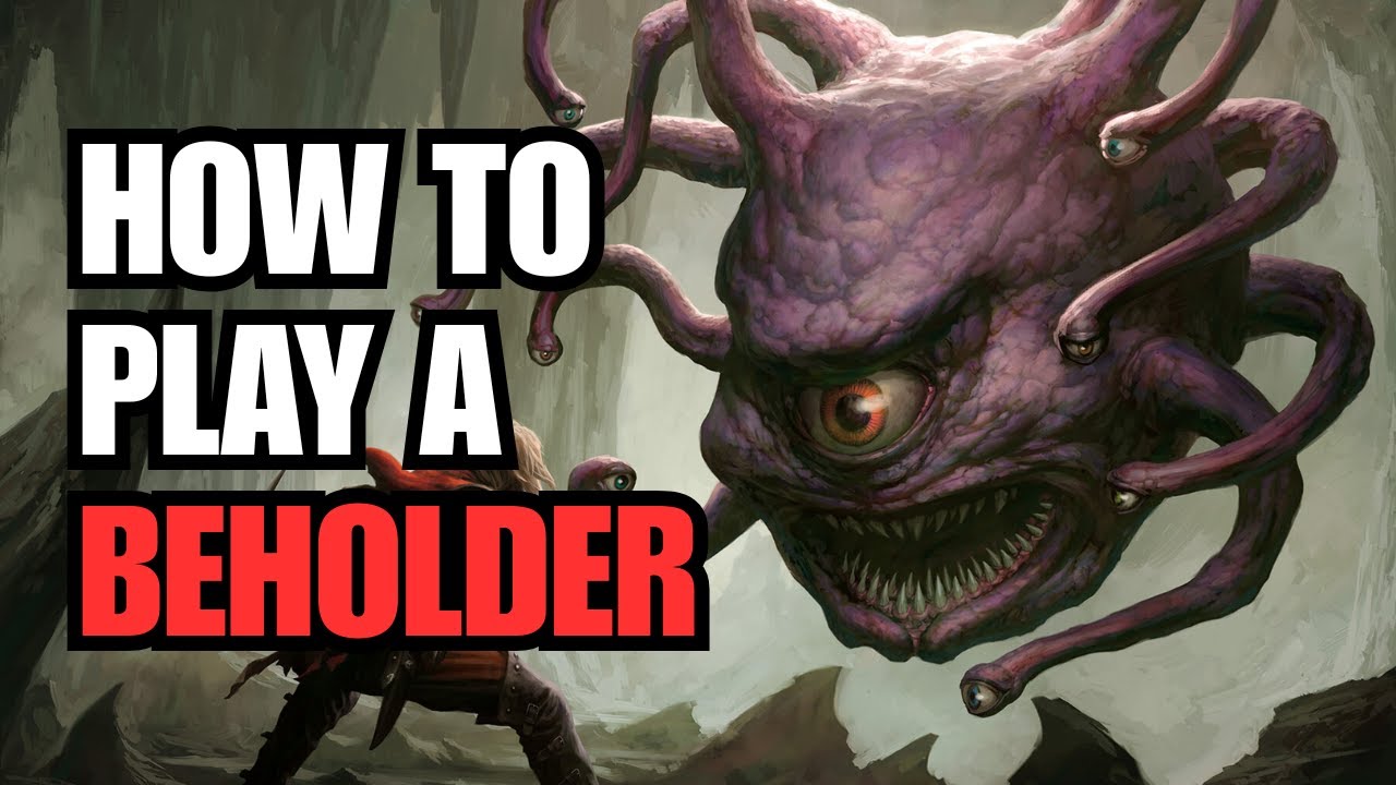 Beholder Combat Tactics | Dungeons and Dragons - YouTube
