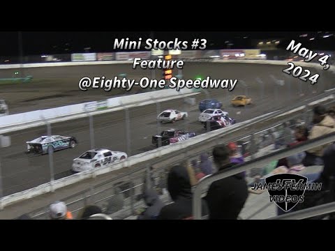 Mini Stocks #3, Feature, 81 Speedway, 05/04/24 - YouTube