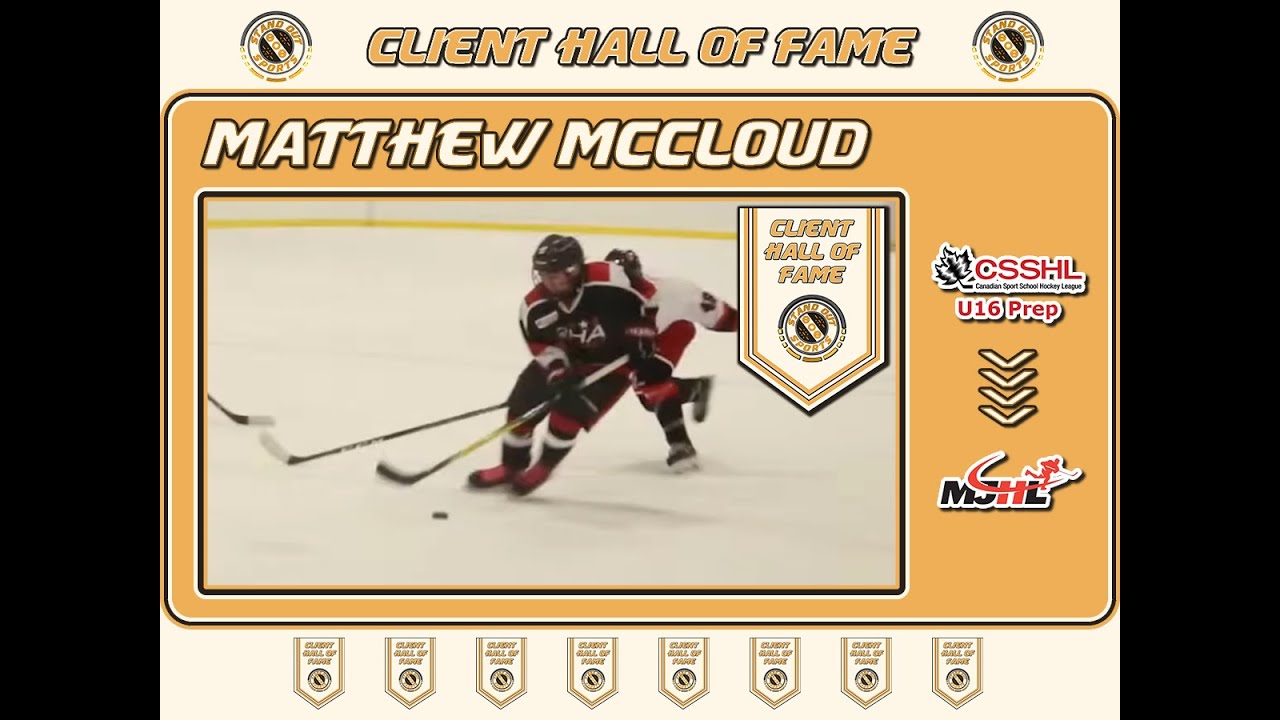 Matthew McCloud - CSSHL U16 Prep to MJHL | Recruiting Video | Stand Out ...