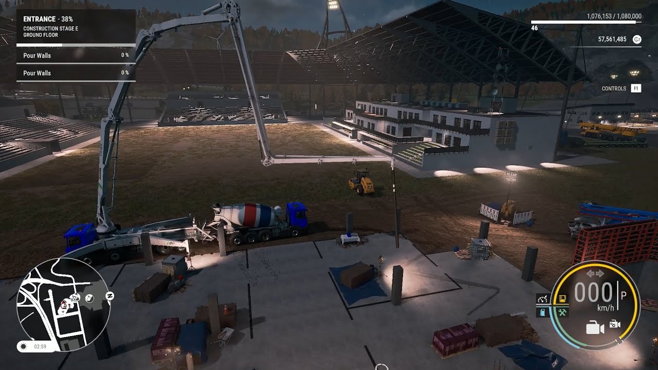 Construction Simulator | Stadium Expansion | Part 616 | GamePlay PC ...