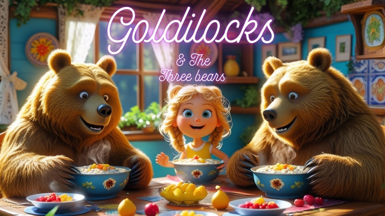 GOLDILOCKS and the Three BEARS🐻 : Don't miss the FUN | Bedtime stories ...