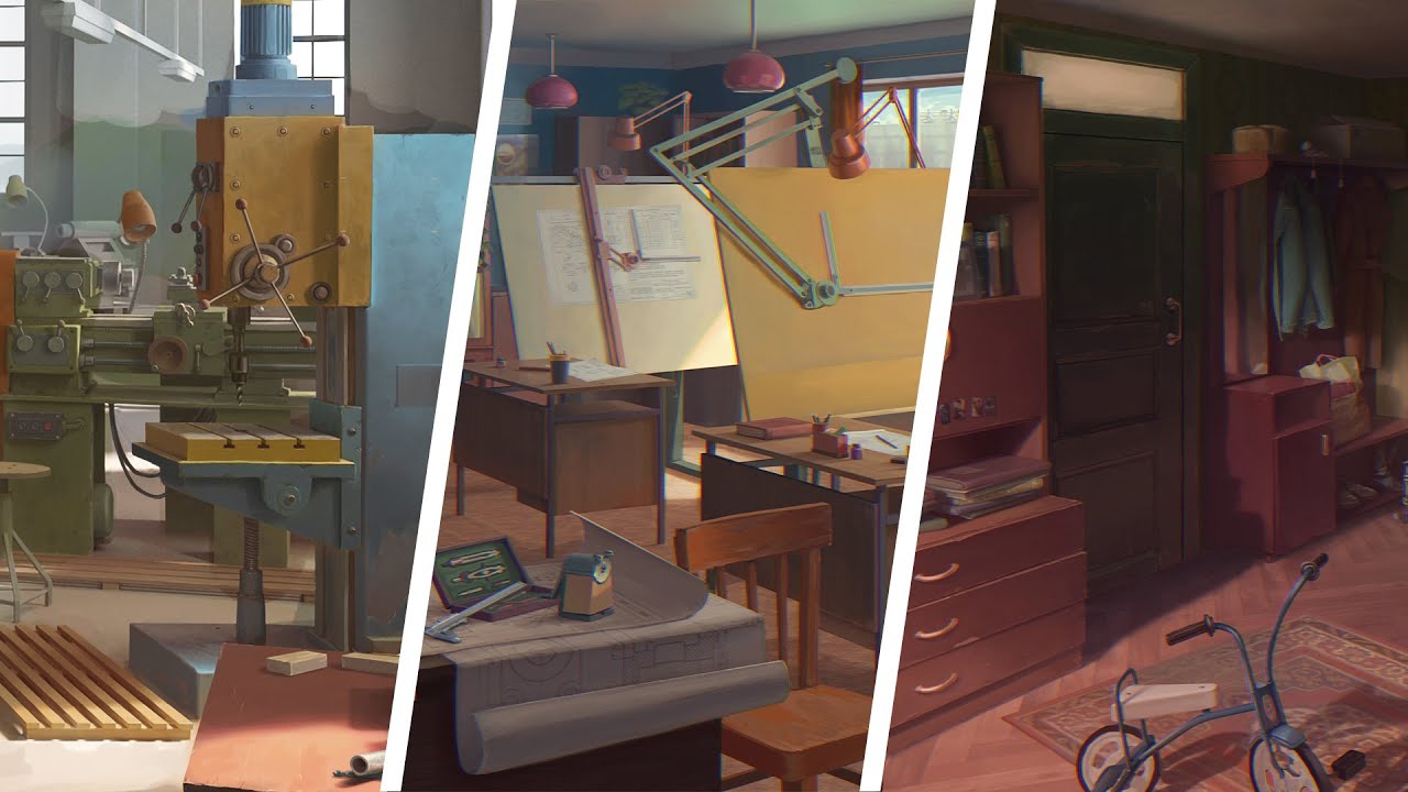 Scrolling through scenes of The Safe Place game - YouTube