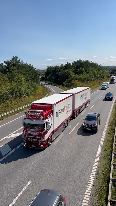 Salonen, Scania Next Generation V8, Truckspotting - YouTube