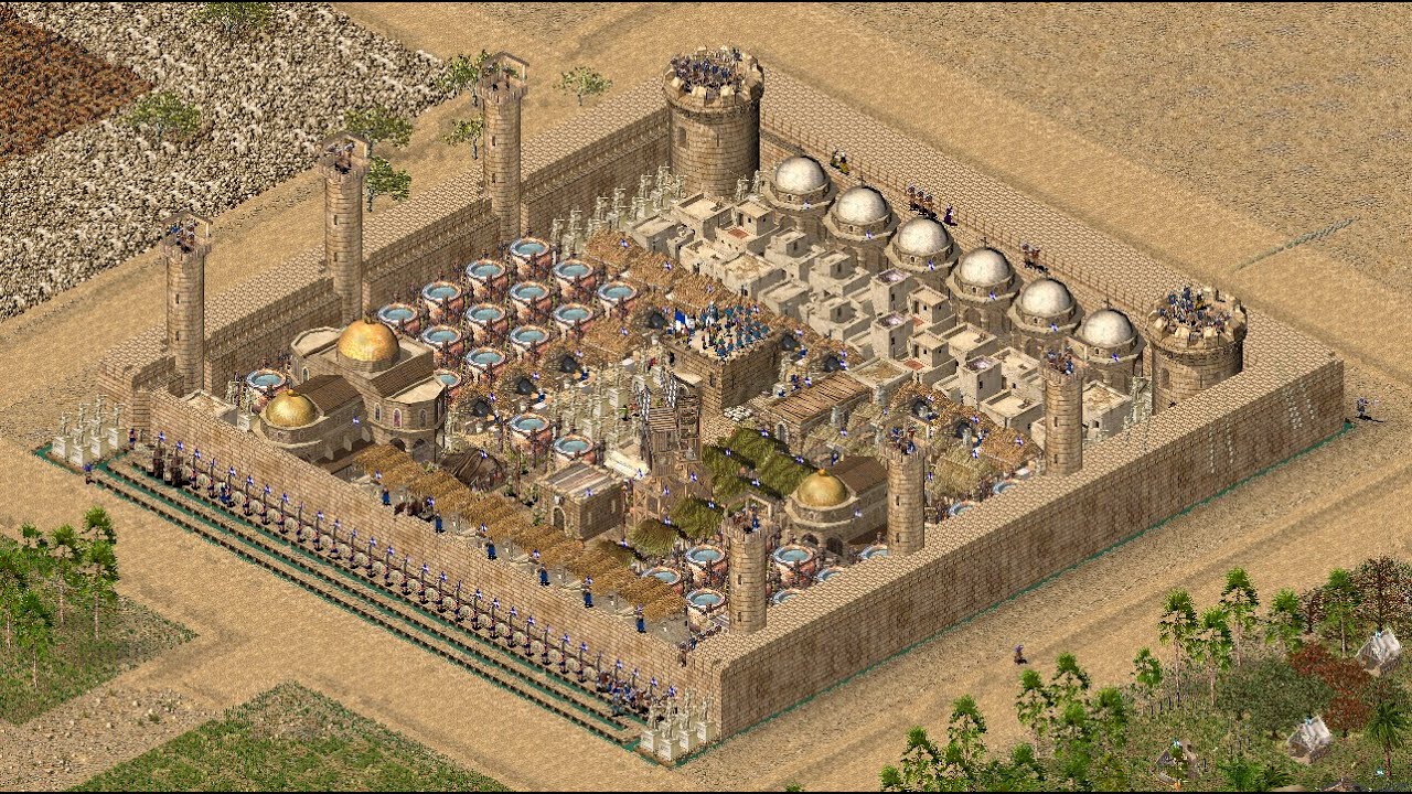 Homemade AI Castle - Waterpot hunger strike maze | Stronghold Crusader ...