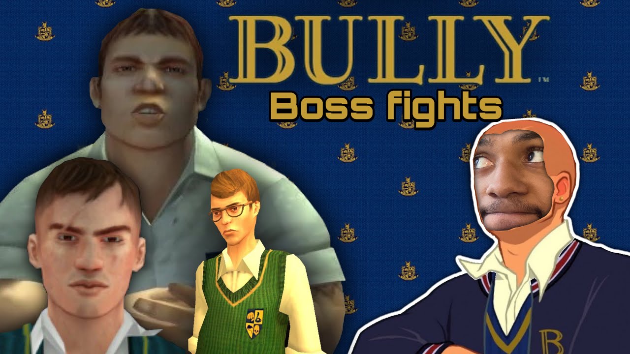 Bully Game Boss Fights and Every Bully G Cutscene - YouTube