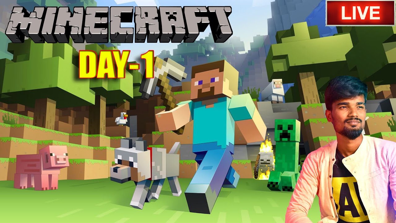 MINECRAFT SURVIVAL GAMEPLAY DAY-1 TAMIL || GAMING TAMIZHAN - YouTube