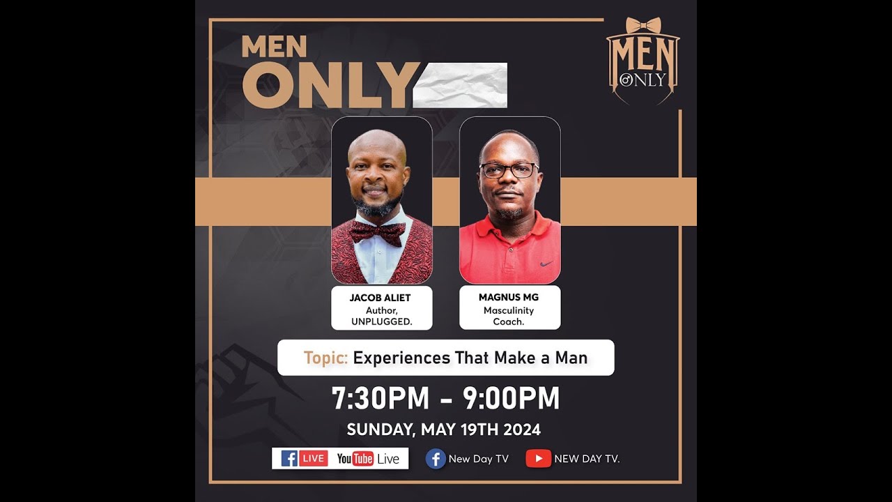 #MENONLY 19th May 2024 with Jacob Aliet and Magnus MG - YouTube