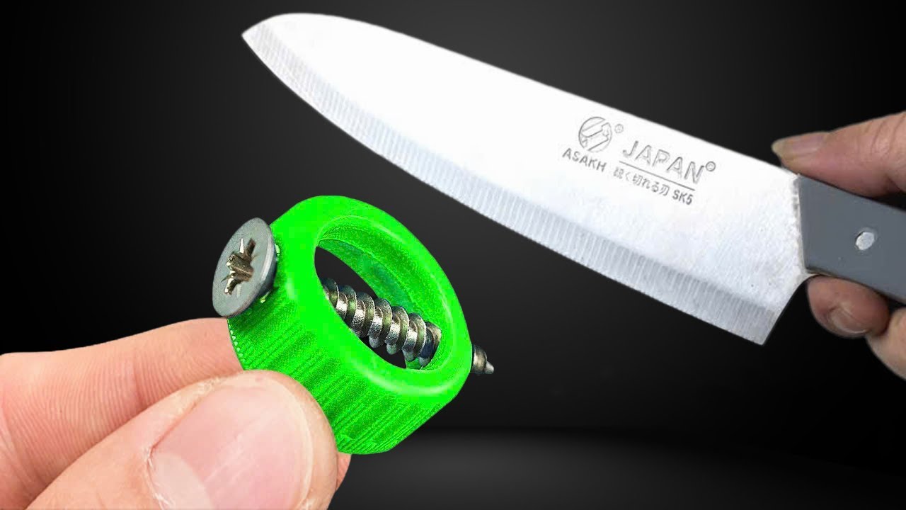 Expert's Secret Tip! A Simple Method to Make Your Knife Razor-Sharp in ...