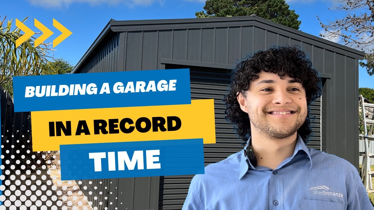 Shed Bonanza Time-lapse of a Gable Roof Shed Being Built for Ultimate ...