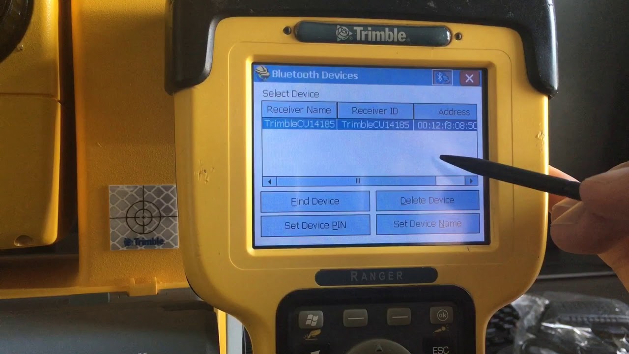 Trimble TS 5000 series & Ranger TSC2 SurvCE - YouTube
