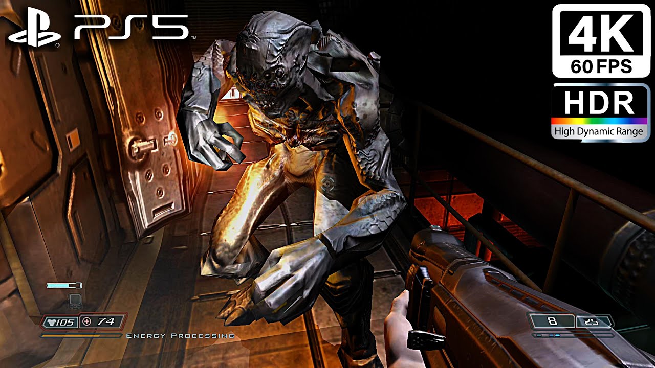 Doom 3 Gameplay (PS5 4K 60fps HDR) Ultra High Definition - YouTube
