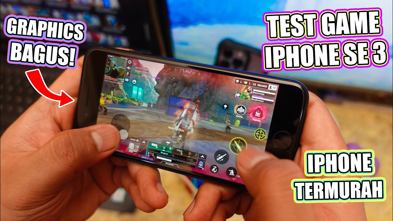 Test Game di iPhone SE 3 2022, Graphics nya Cukup Bagus! - YouTube