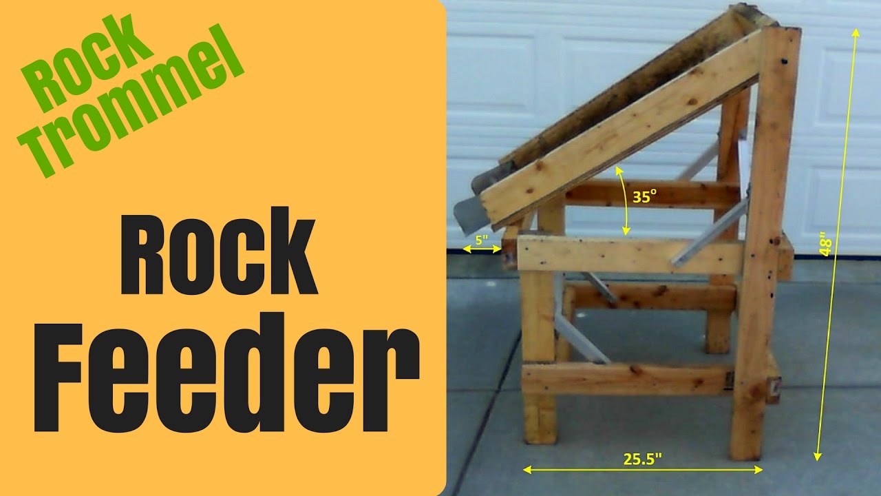 Rock Trommel / Rock Washer (Part #5 - Rock Feeder) - YouTube