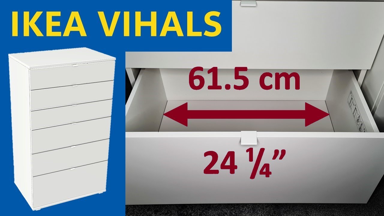 Ikea VIHALS chest of drawers review - YouTube