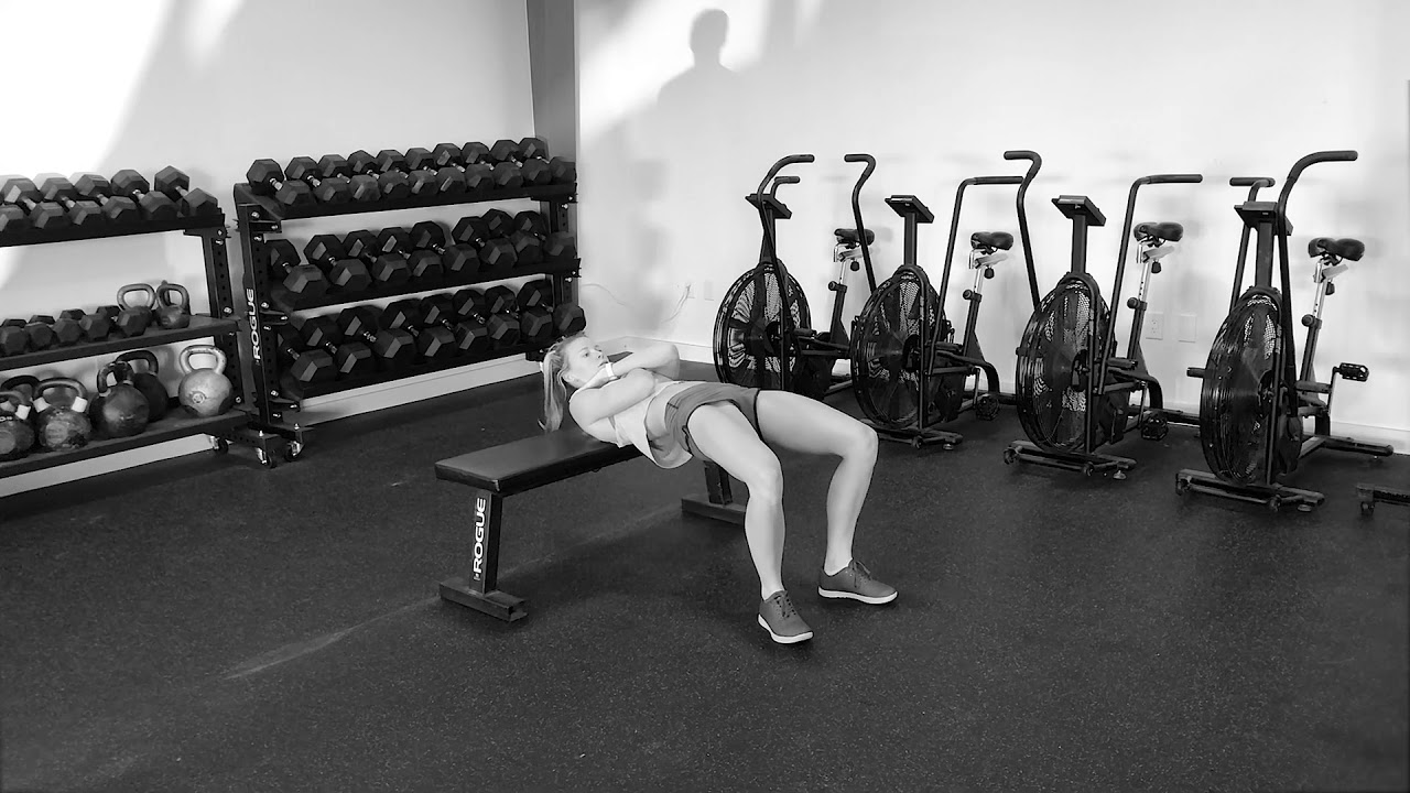 Shoulder Elevated Hip Thrust - YouTube