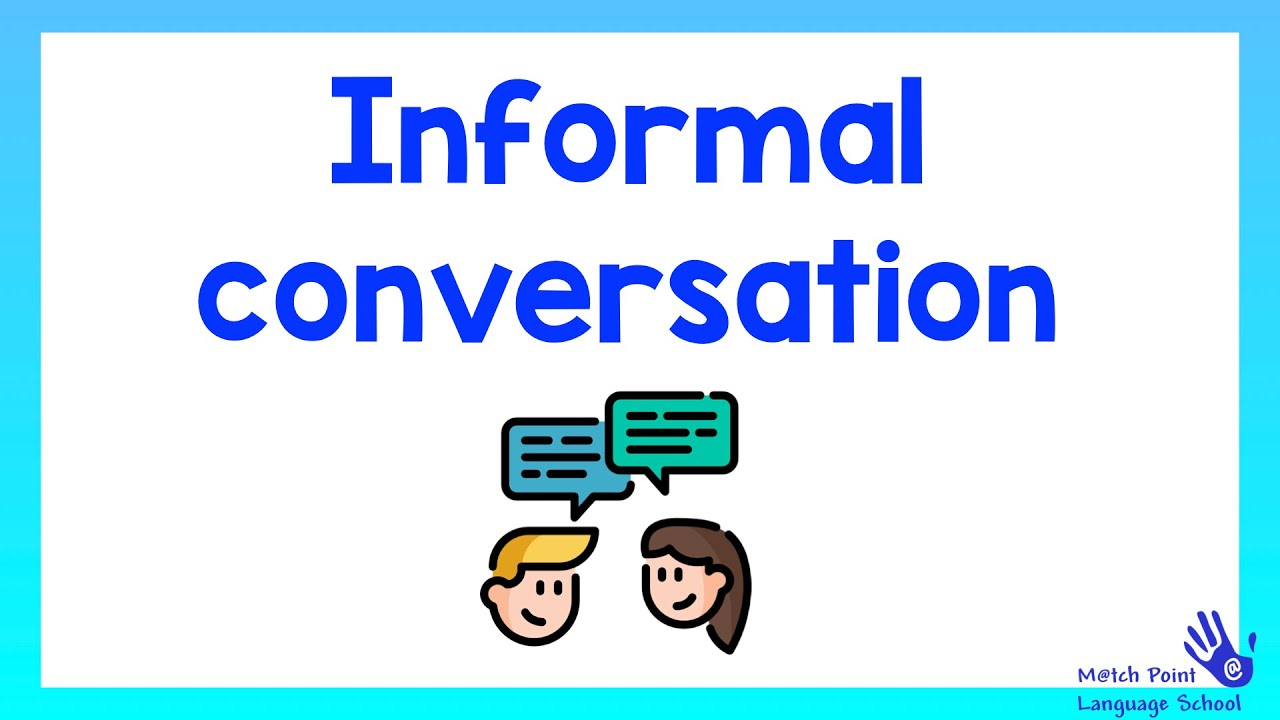 👂🏻LISTENING - ADULTS - Informal Conversation - YouTube