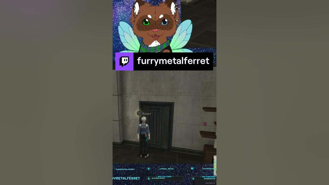 Vtuber ferret wants to play with the cat tree - tales of xillia 2 #shorts - YouTube