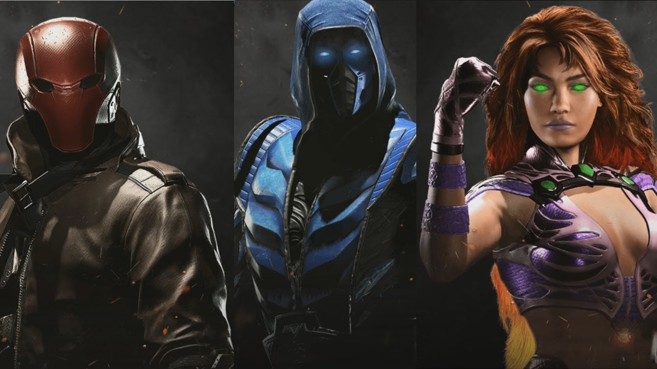 All Fighter Pack 1 Character Profiles (Red Hood/Sub-Zero/Starfire ...