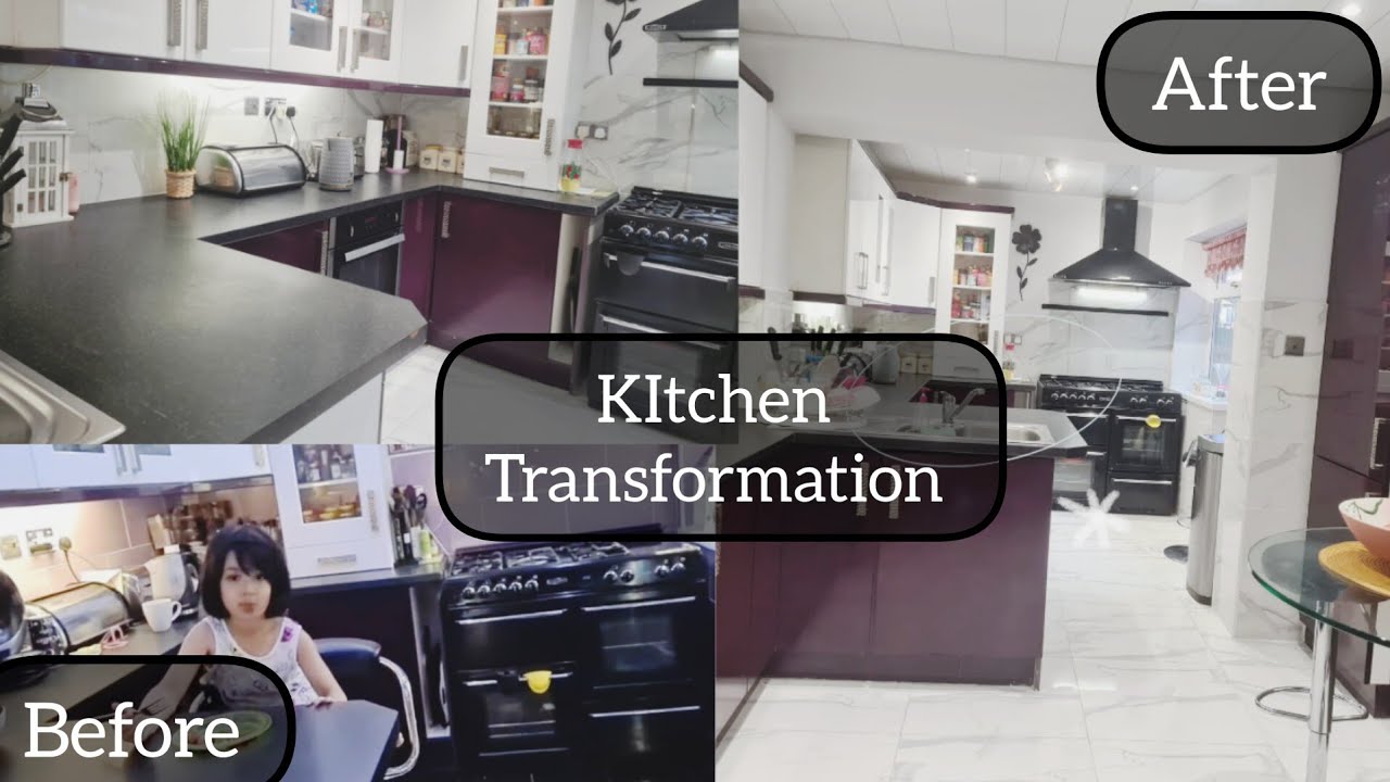 KITCHEN TRANFORMATION IN 2024 | BEFORE AND AFTER KITCHEN TRANSFORM - YouTube