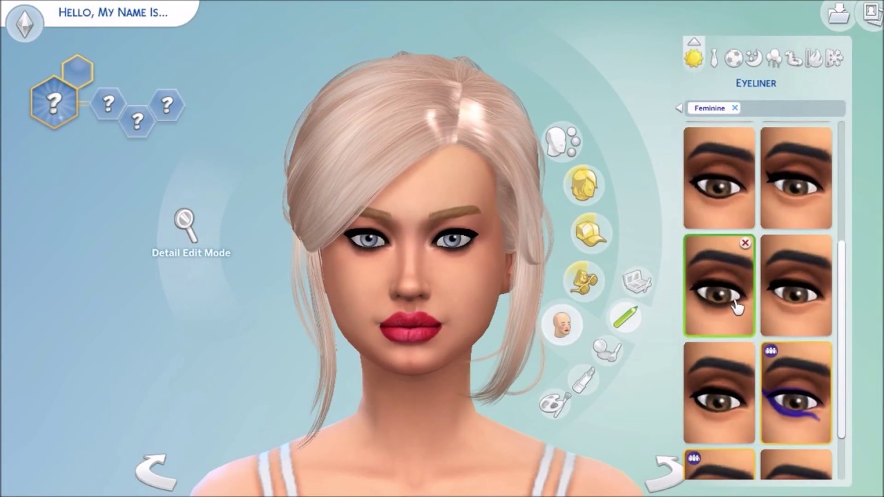 The Sims 4 | Create A Sim | Karakter Yaratma | Camilla Varner - YouTube