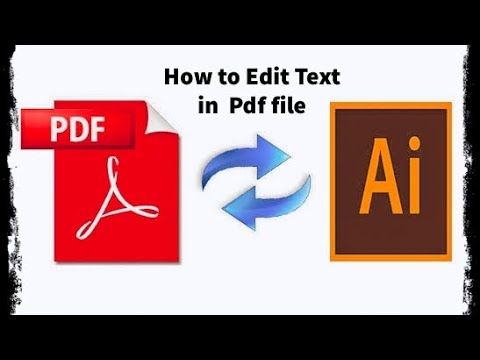 How to Edit Text in pdf file using Adobe Illustrator. #youtube #tips # ...