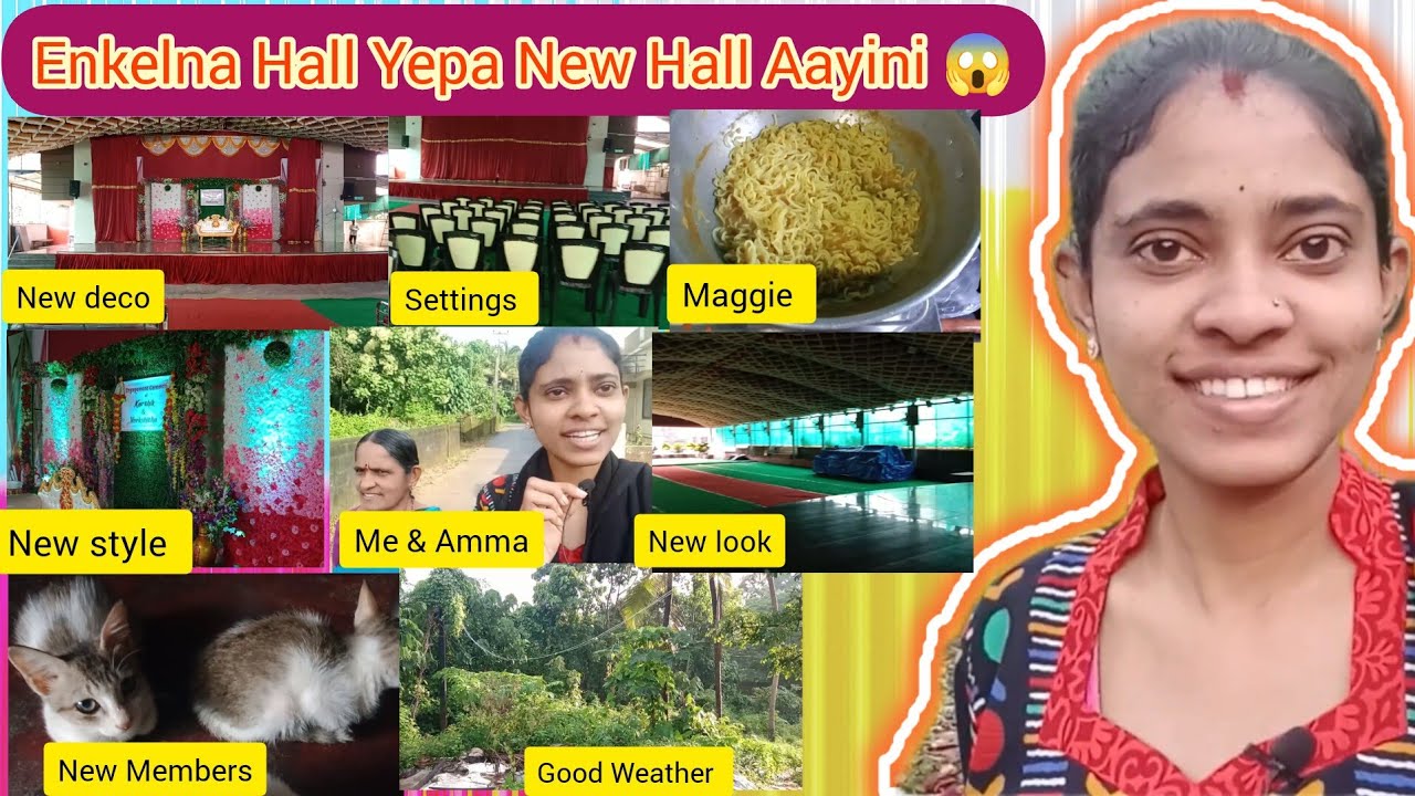 Enkelna Hall Yepa New Hall Aayini😱| Padmavathi Hall Skodi Tulu Vlog ...