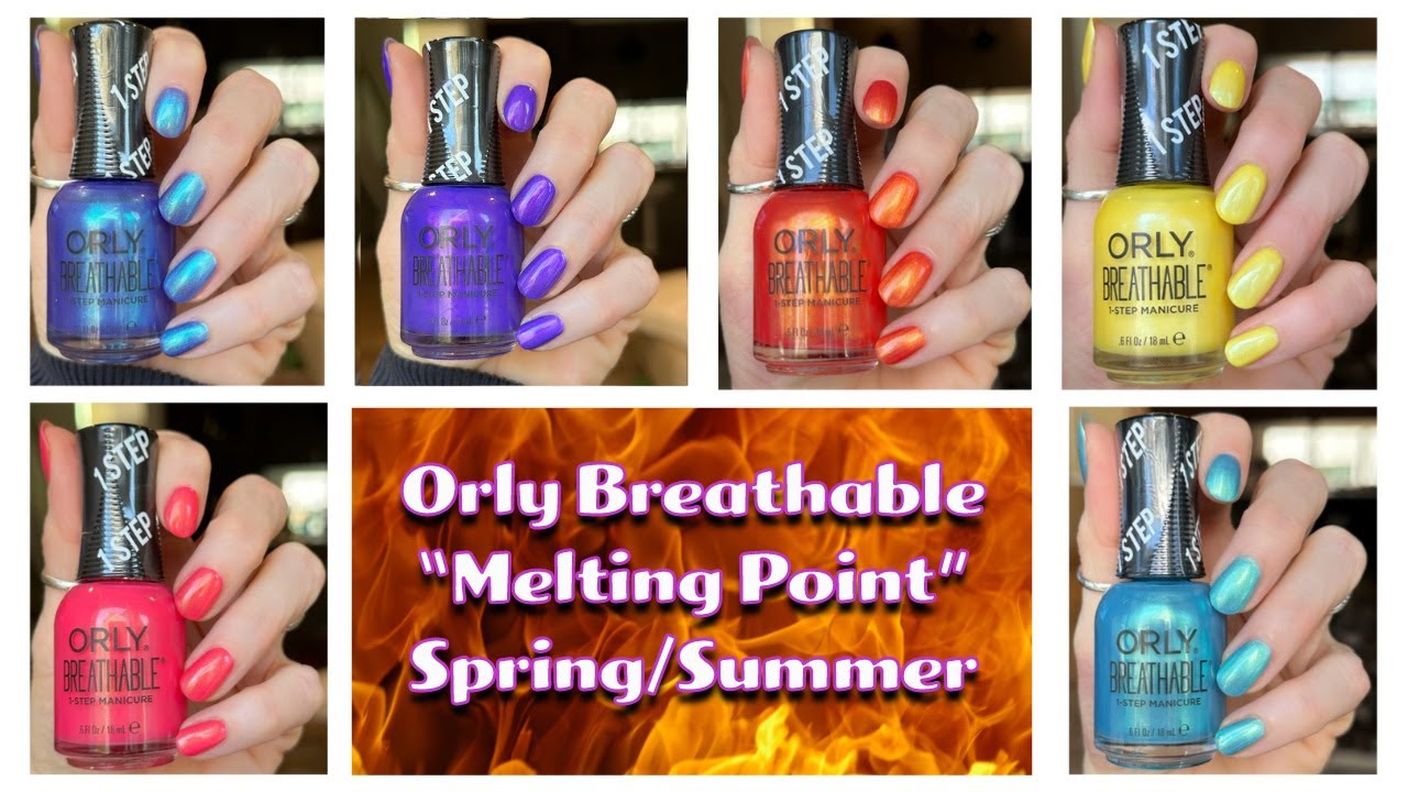 New Orly Breathable Spring/Summer 2024 "Melting Point" Collection ...