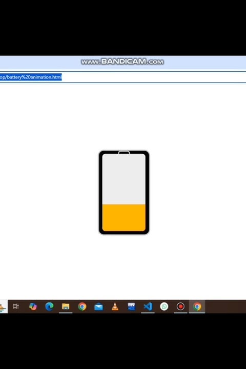 Battery charging Animation #css #html - YouTube