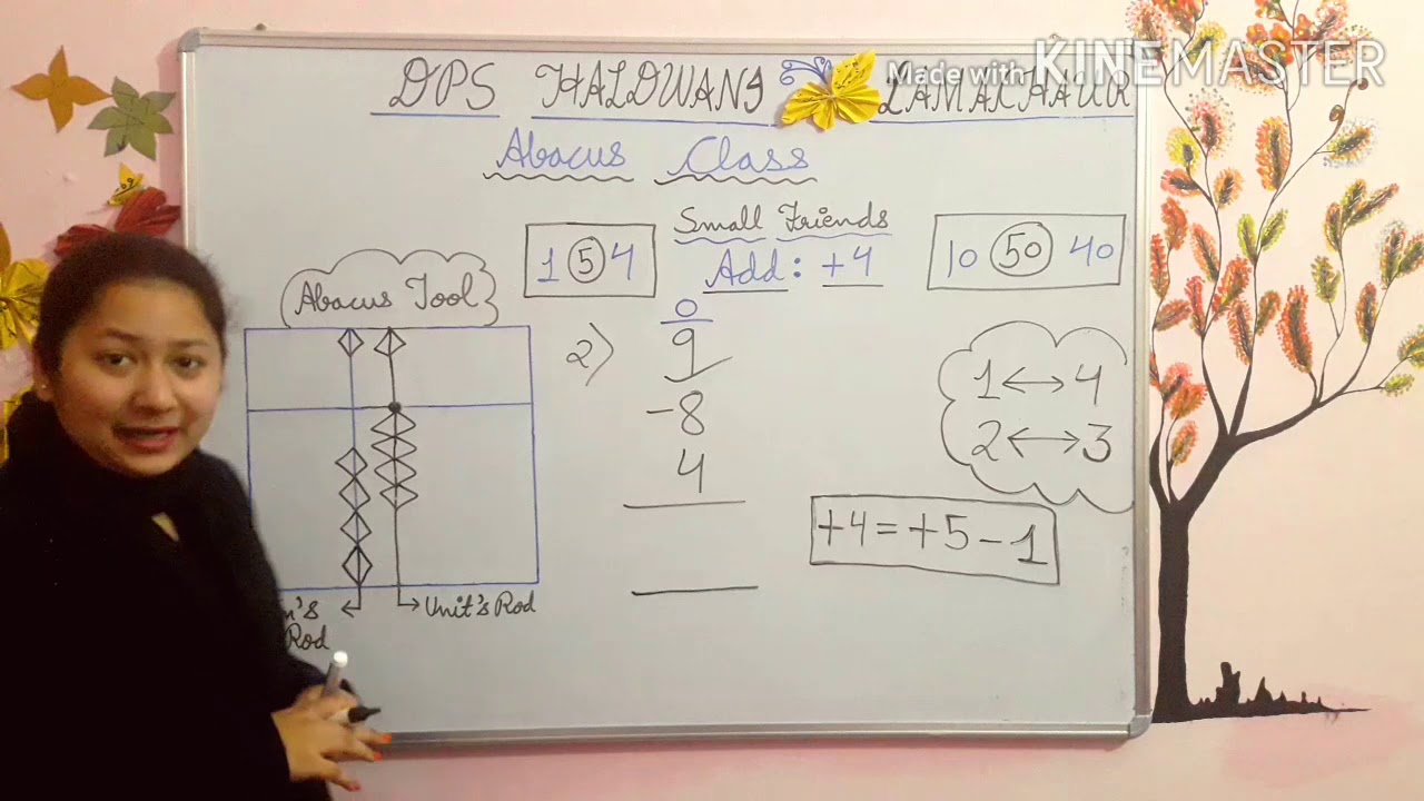 Class2nd#Abacus Classes#Small Friends Method#Add:+4 - YouTube
