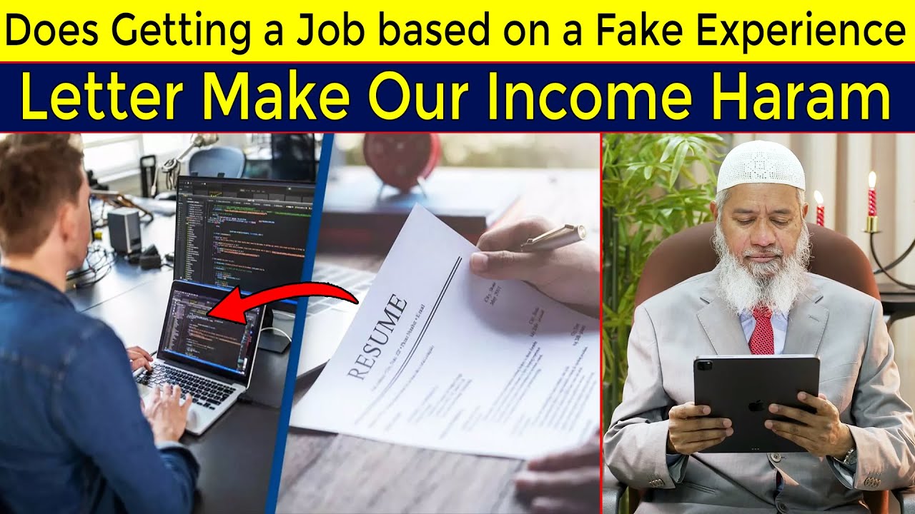 Does Getting a Job based on a Fake Experience Letter Make Our Income ...