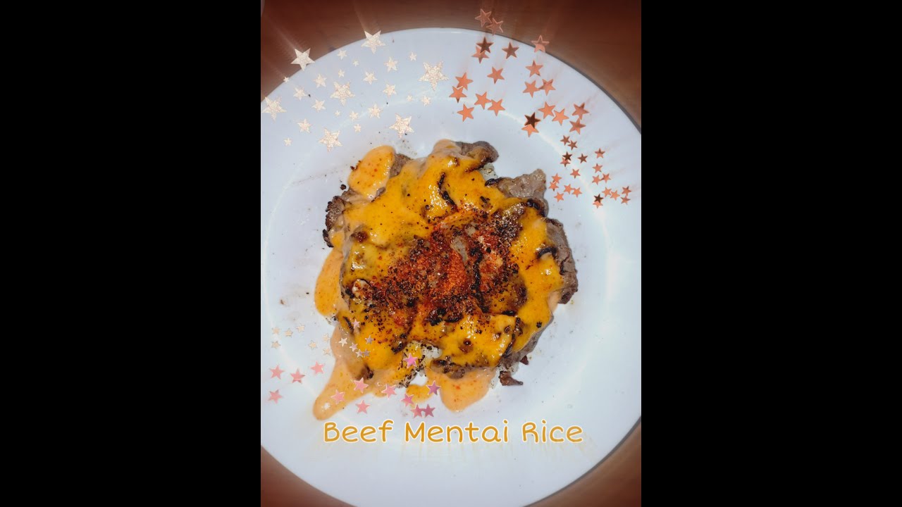 Resep Nee || Beef Mentai Rice || Simple Mentai - YouTube