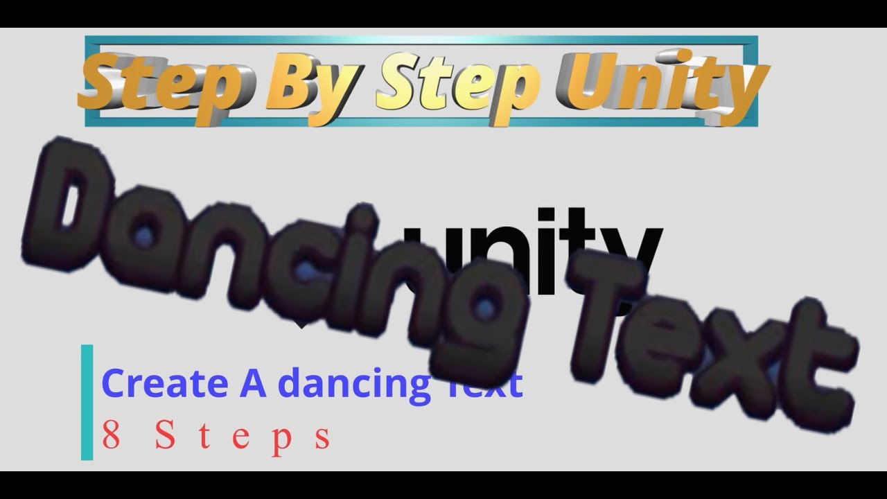 Create shaking text in Unity3D in 8 Steps - YouTube