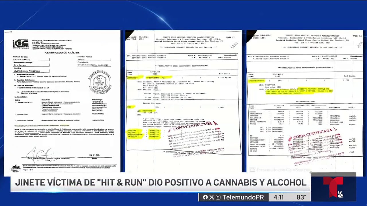 Caso Ruthy Trenche: madre de jinete difunde prueba toxicológica - YouTube