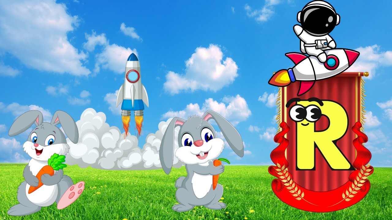 Letter R Song | Racing Rabbits, Rainbows & Roaring Rivers | Learn ABCs ...