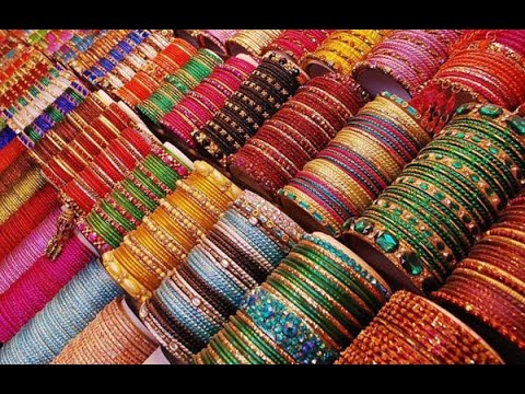 Traditional bangle making in india - YouTube