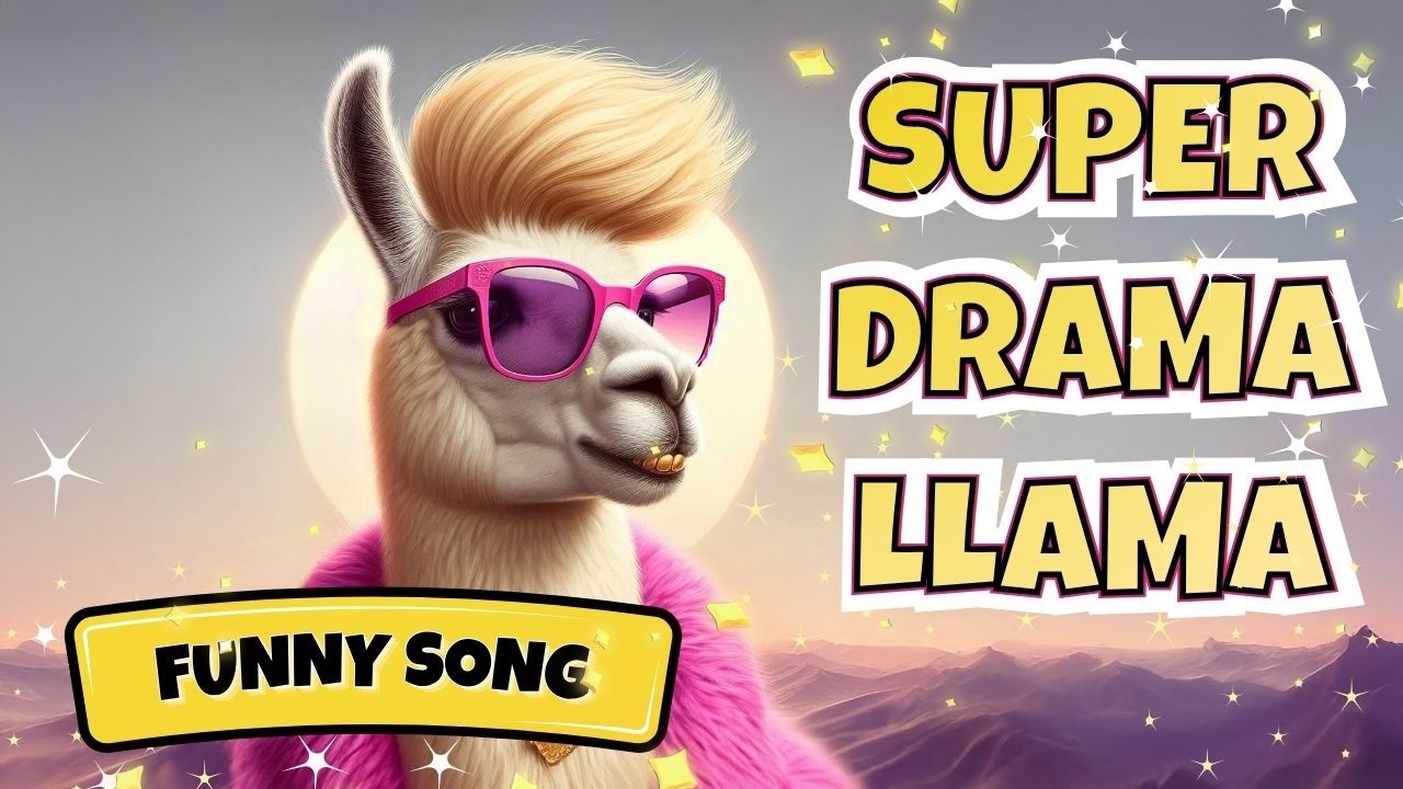 🦙 Super Drama Llama - Funny Song for all llama lovers! 🎶 | Baladella