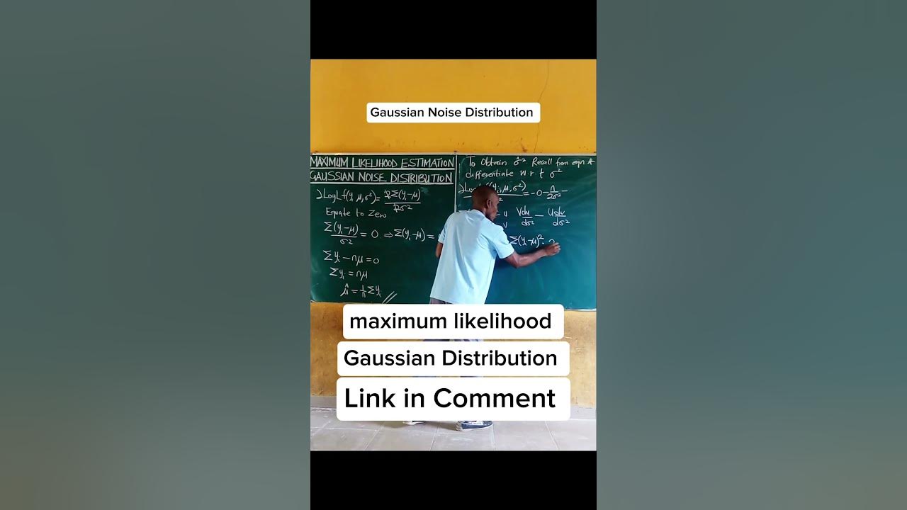 Maximum Likelihood Estimation | Gaussian Normal Distribution ...