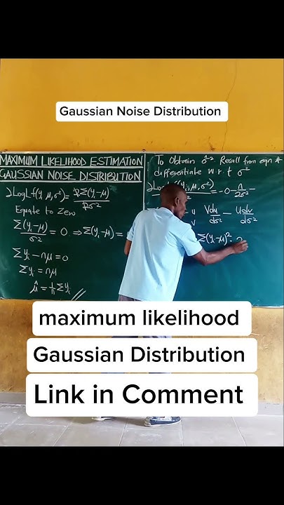Maximum Likelihood Estimation | Gaussian Normal Distribution ...