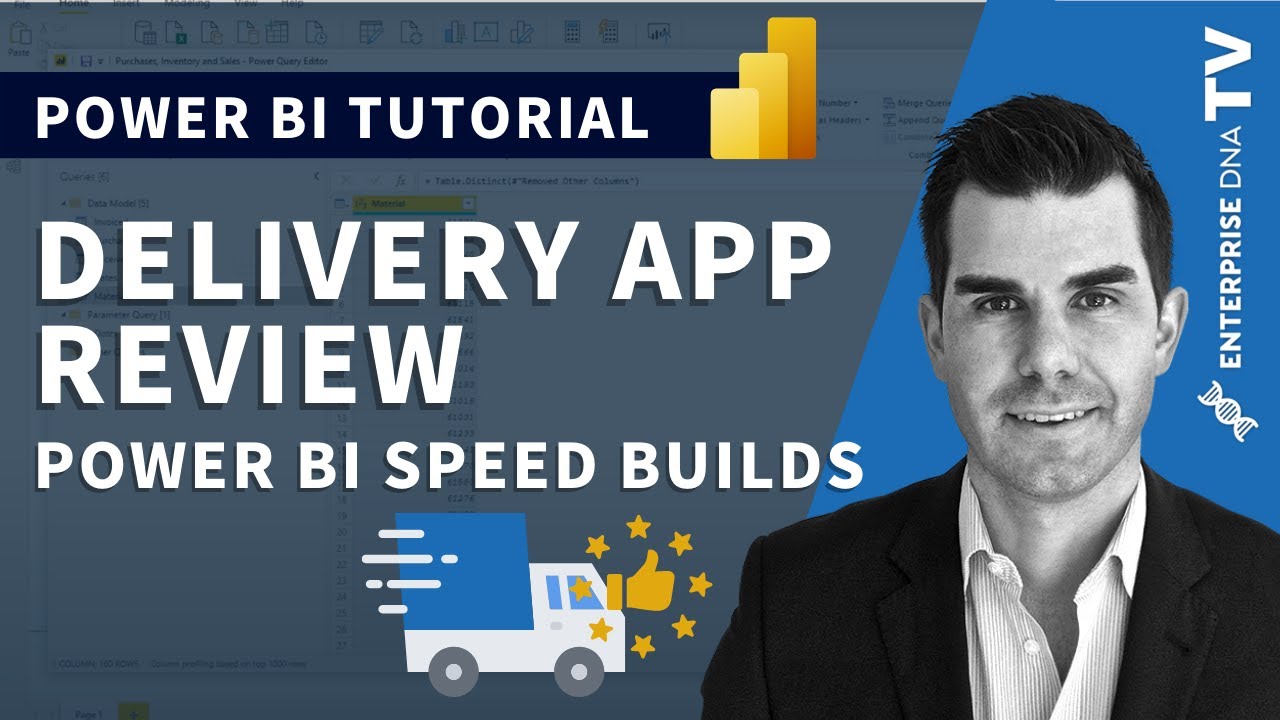 Delivery App Review - Power BI Speed Build - YouTube