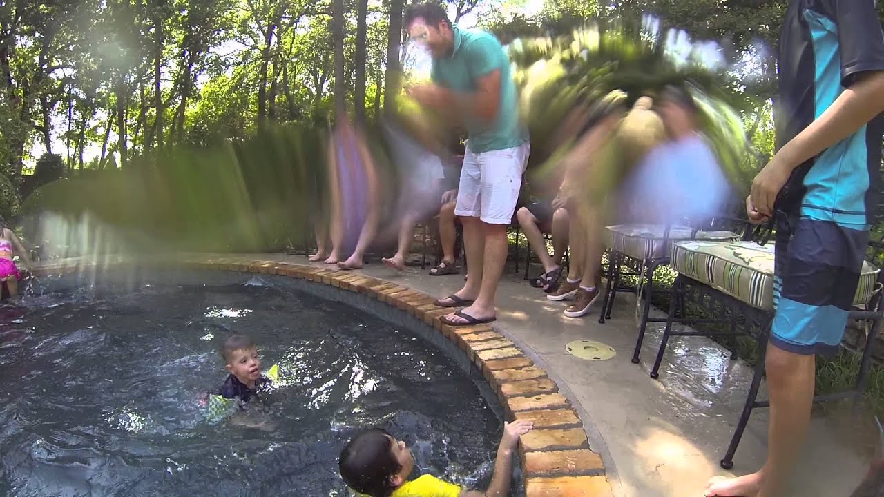 Throwing Kids in Pool 2 - YouTube