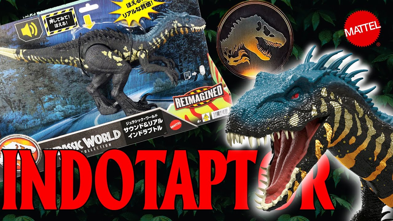 Jurassic World SURVIVAL 2026 MATTEL REAL FEEL INDORAPTOR - YouTube